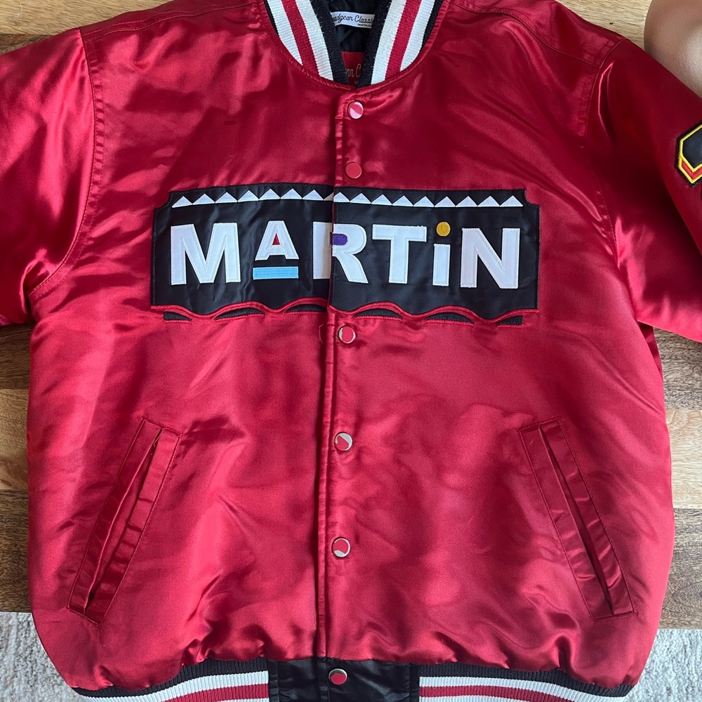 Martin Marty Marr Red Varsity Jacket - Gem